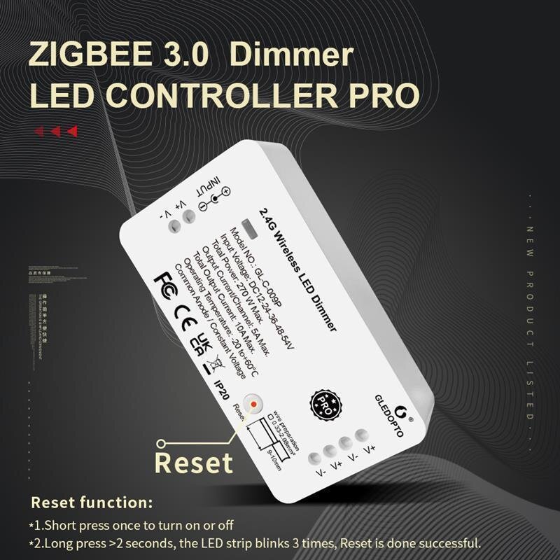 Gledopto LED Controller ZigBee 3.0 Pro Steuergerät Controller Dimmer , 24,50